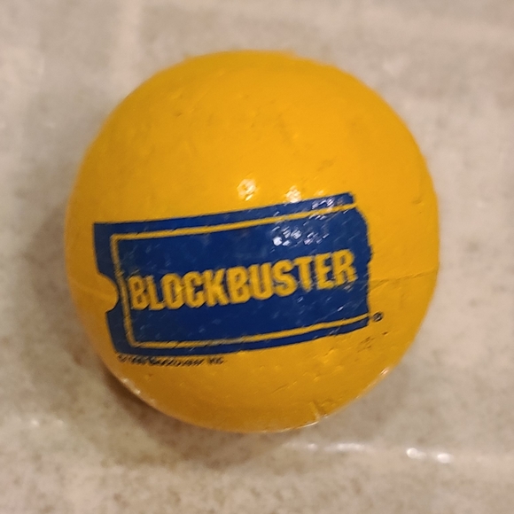 Other | Blockbuster Antenna Ball Topper Yellow Foam Vintage | Poshmark